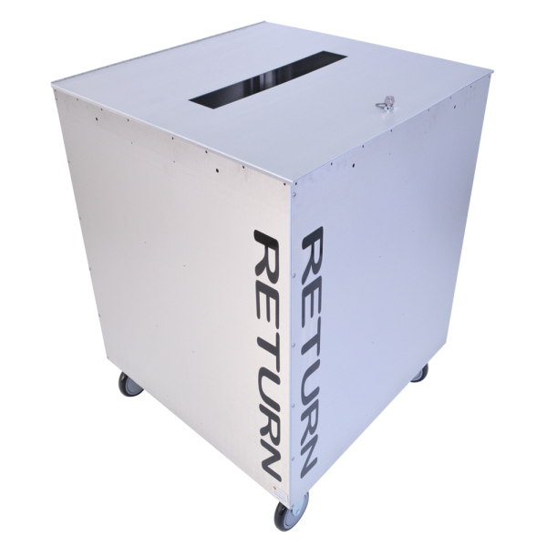 50 Drop & Roll High Capacity Book Return Cart | Kingsley.com